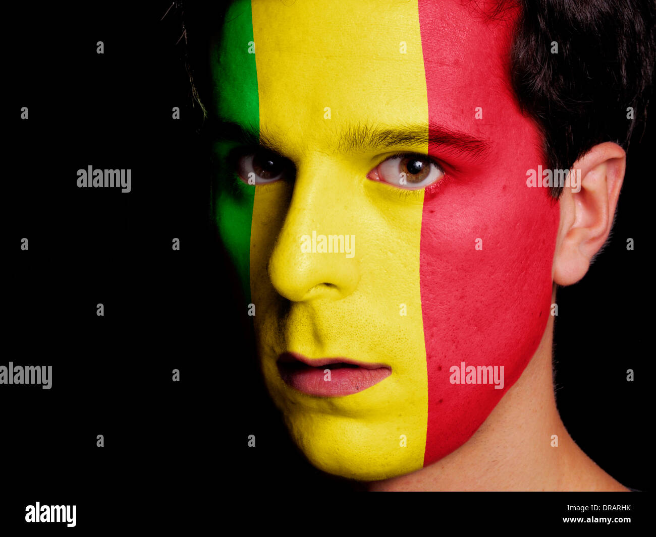 White mali flag hi-res stock photography and images - Alamy