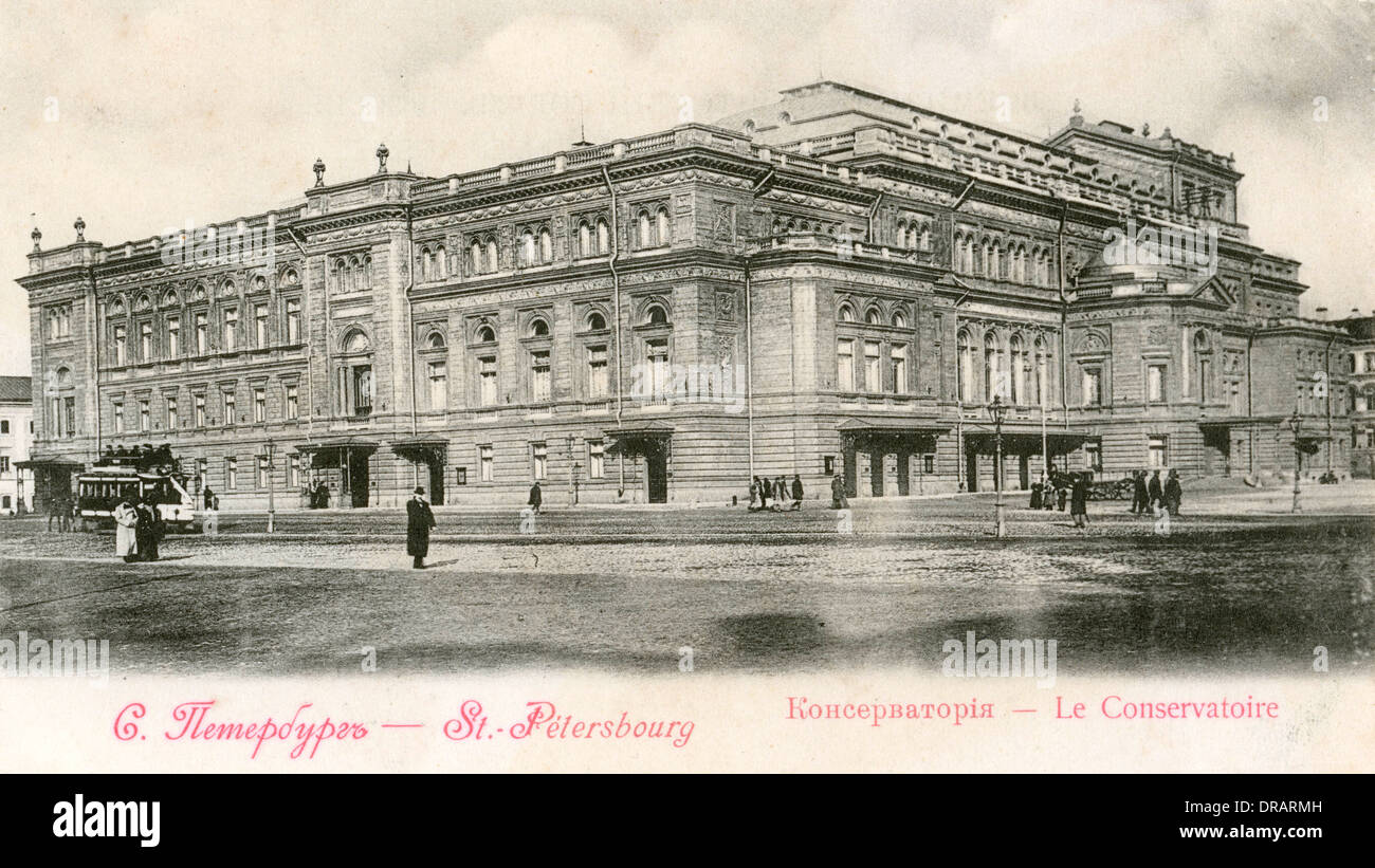 State Conservatory, St Petersburg, Russia Stock Photo - Alamy