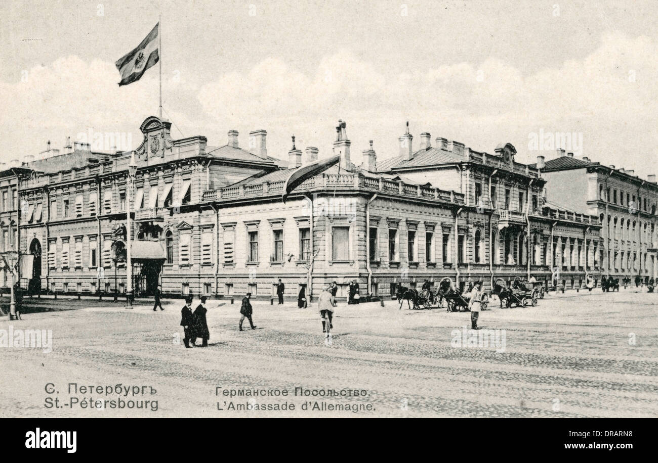 German Embassy, St Petersburg, Russia Stock Photo - Alamy