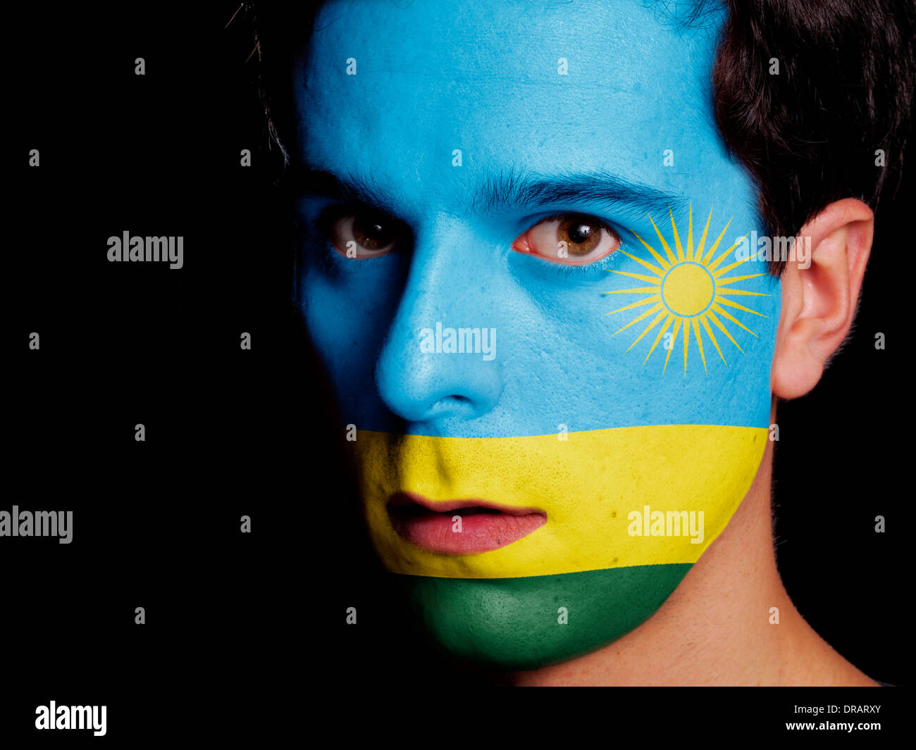 Rwandan flag hi-res stock photography and images - Alamy