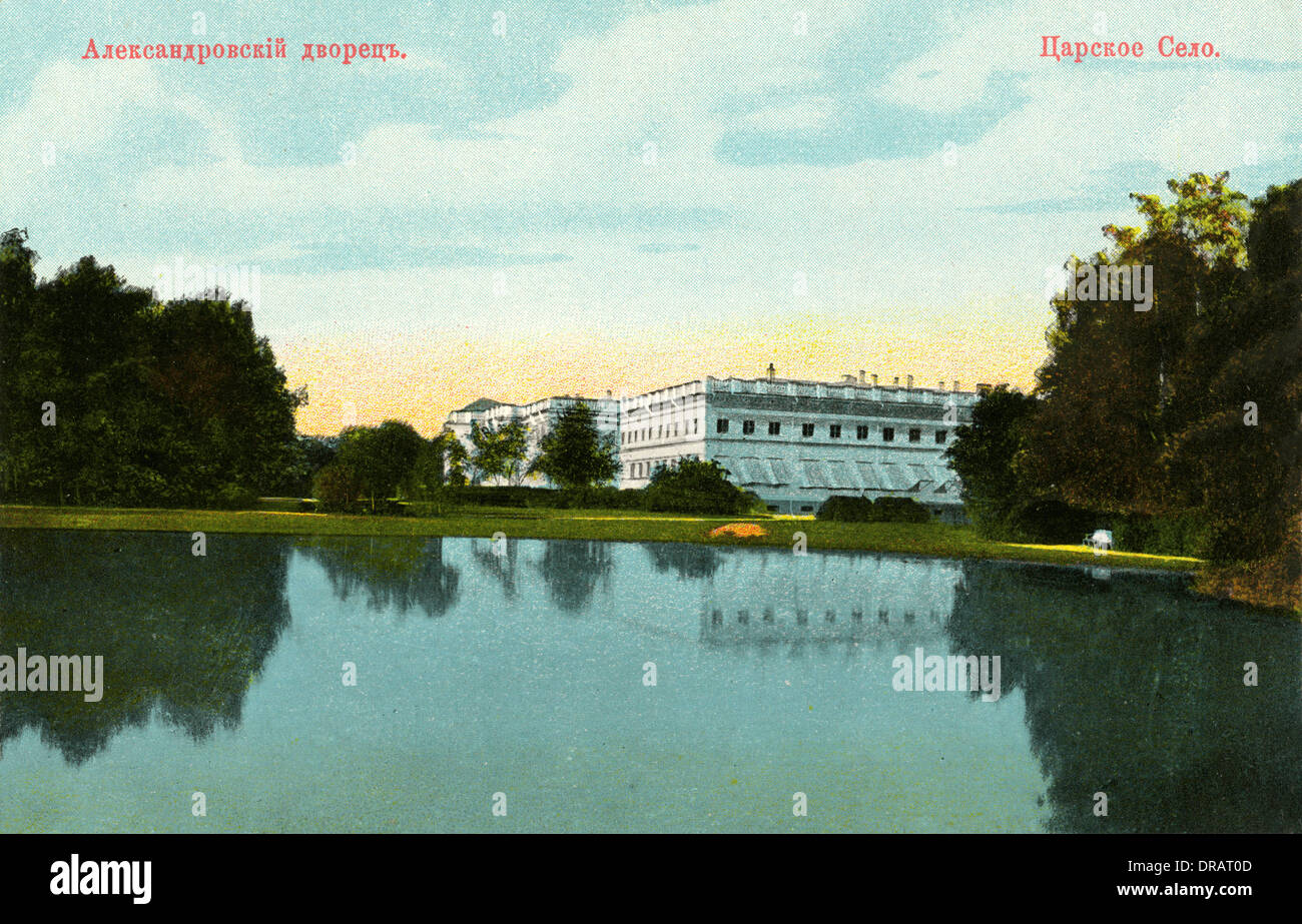 Alexander Palace, Tsarskoe Selo, Russia Stock Photo - Alamy