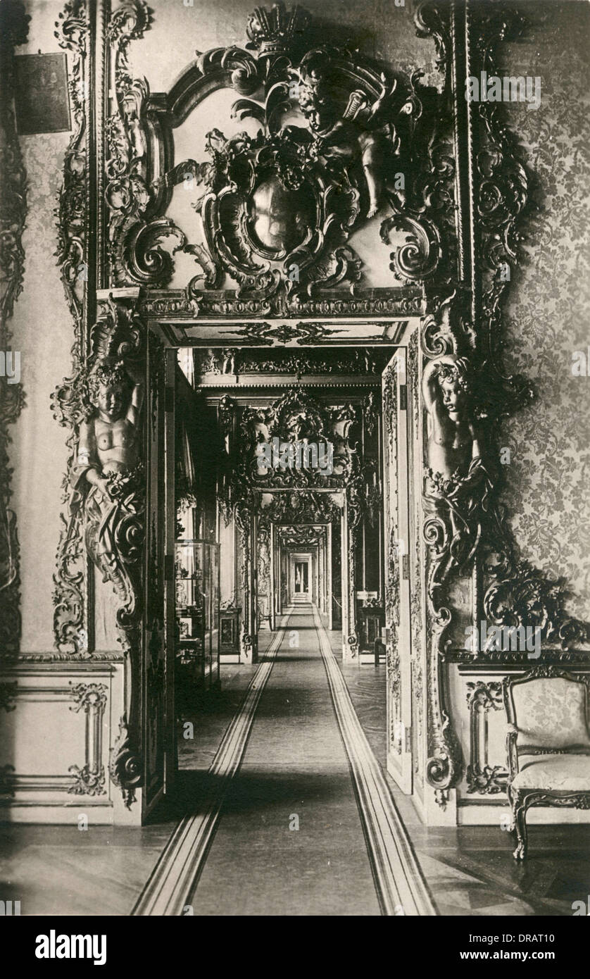 Enfilade of Rooms, Catherine Palace, Tsarkoe Selo, Russia Stock Photo ...