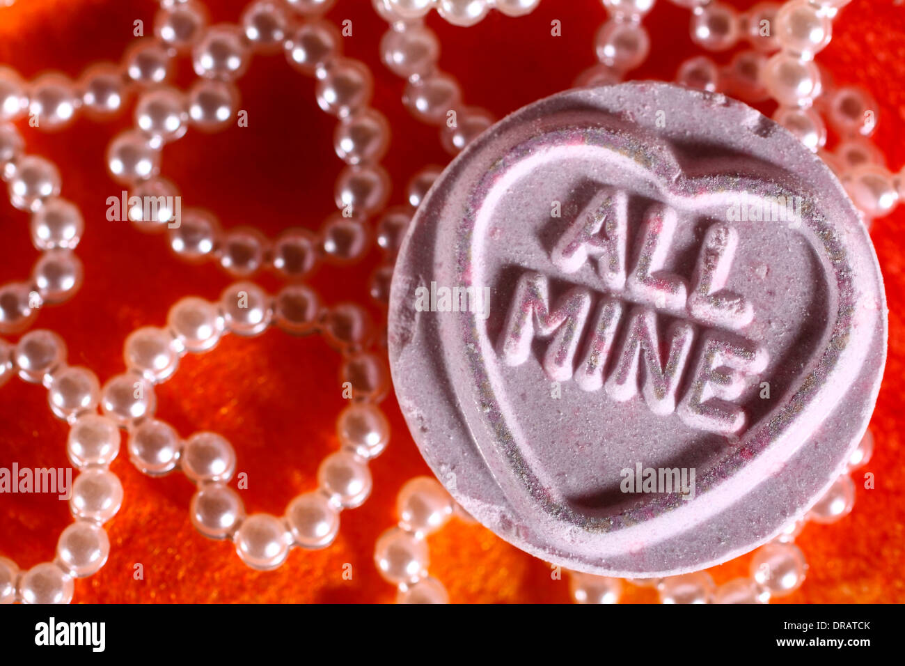 Love hearts valentines romance sweets hi-res stock photography and ...