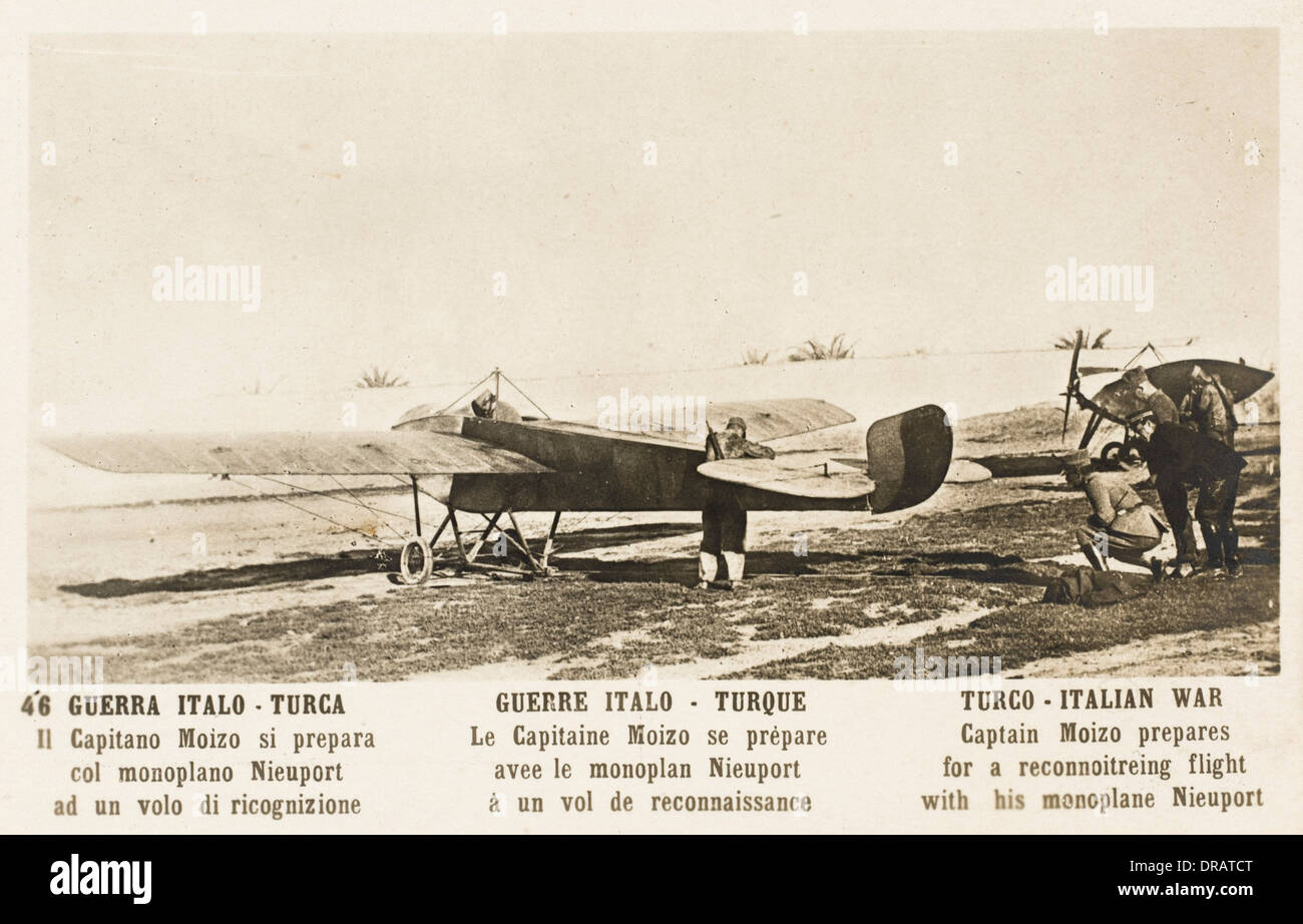 Italo-Turkish War - Aircraft Stock Photo - Alamy