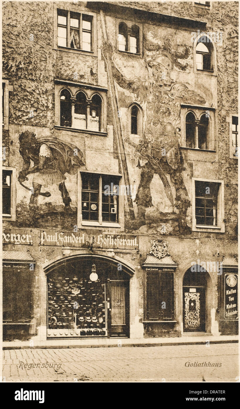 Goliath House - Regensburg (Ratisbon), Germany Stock Photo - Alamy