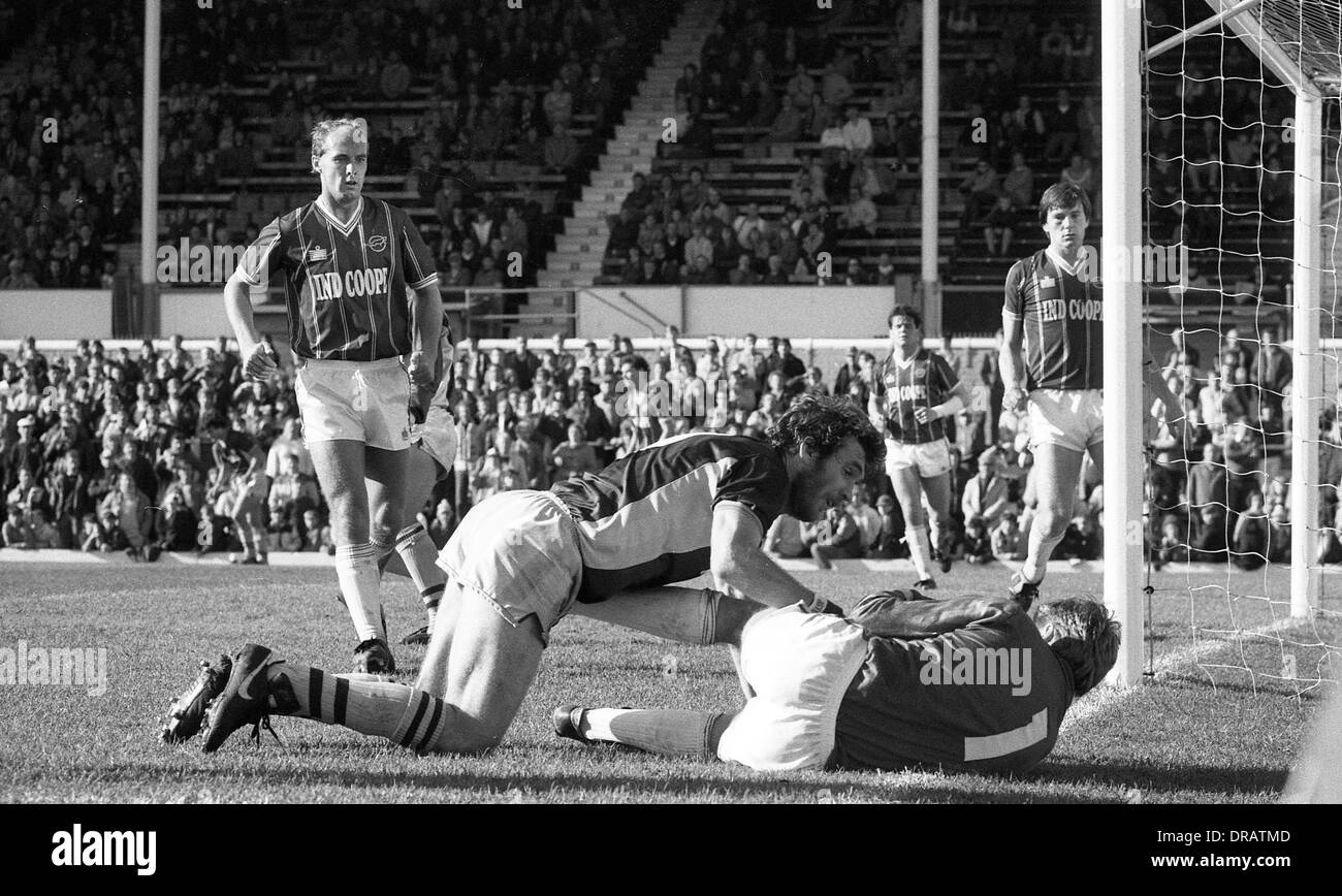 Aston Villa footballer Peter Withe at Filbert Street during Leicester ...