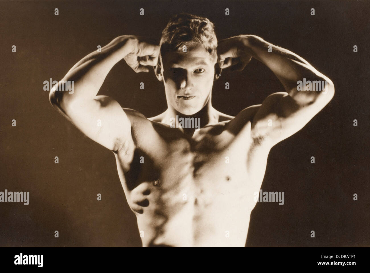 Bodybuilder - Scarborough, England Stock Photo - Alamy