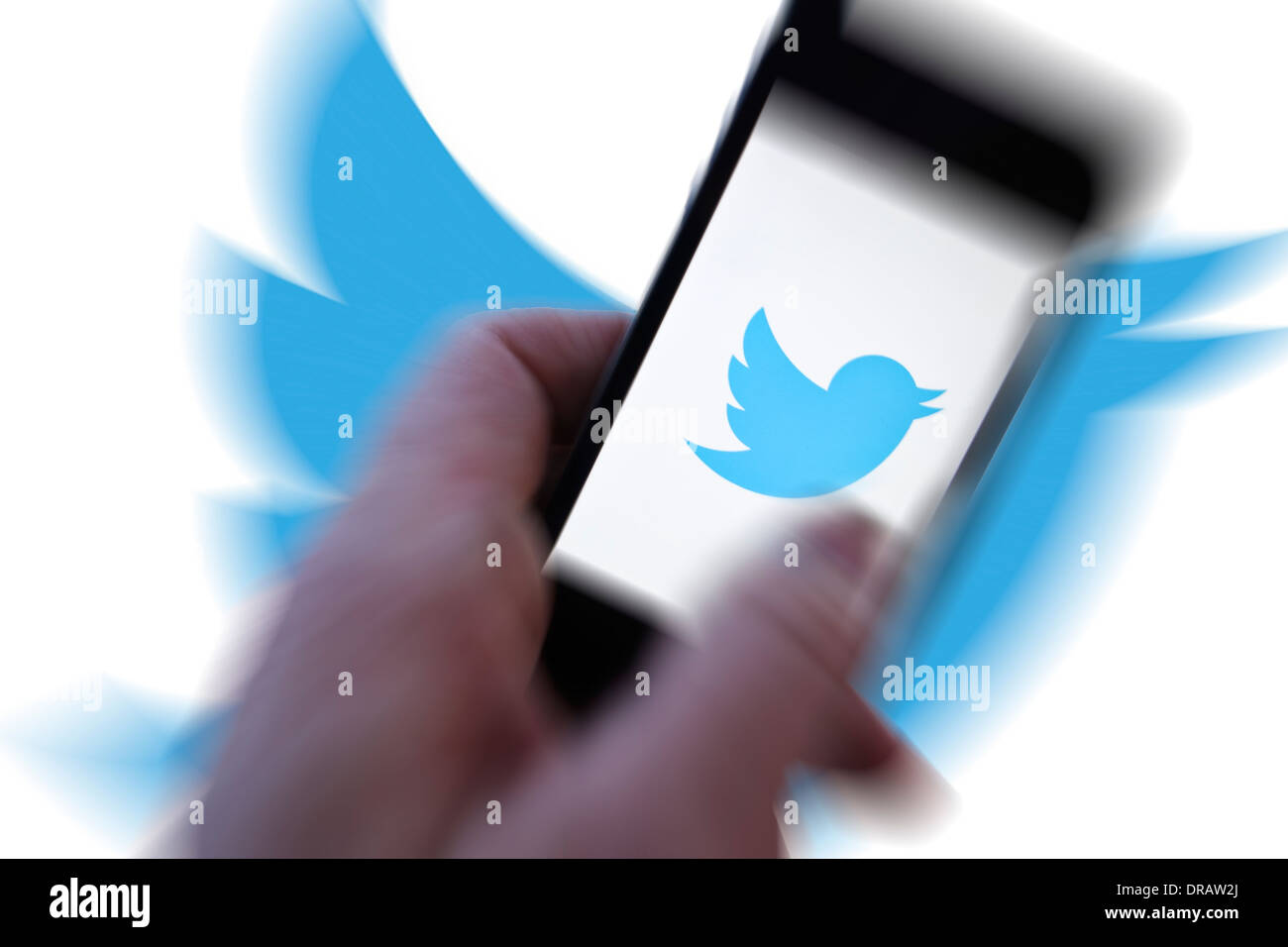 Twitter Logo Phone High Resolution Stock Photography and Images - Alamy