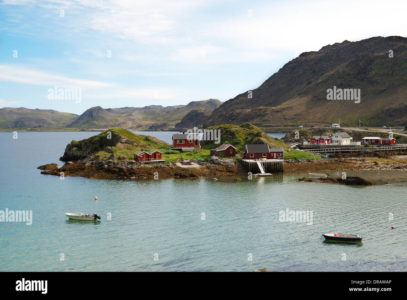 The most northern fishing village of Mageroya Stock Photo - Alamy