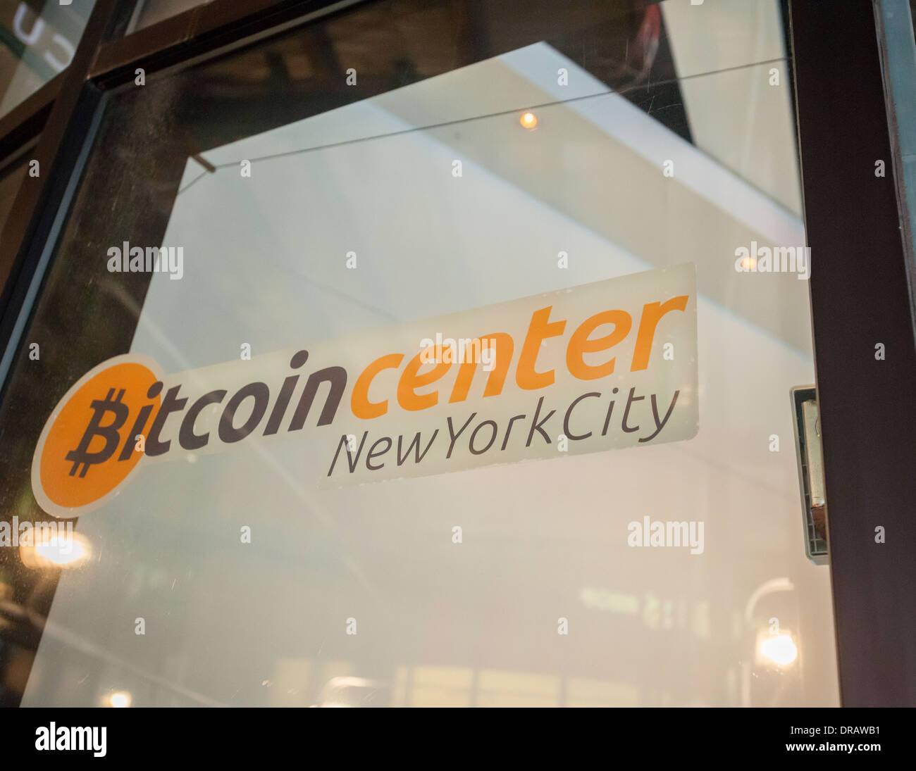 The newly opened Bitcoin Center in Lower Manhattan in New York Stock ...