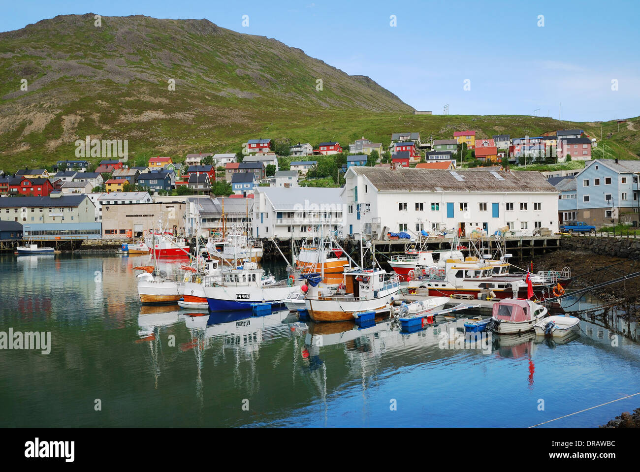 The most northern fishing village of Mageroya Stock Photo - Alamy