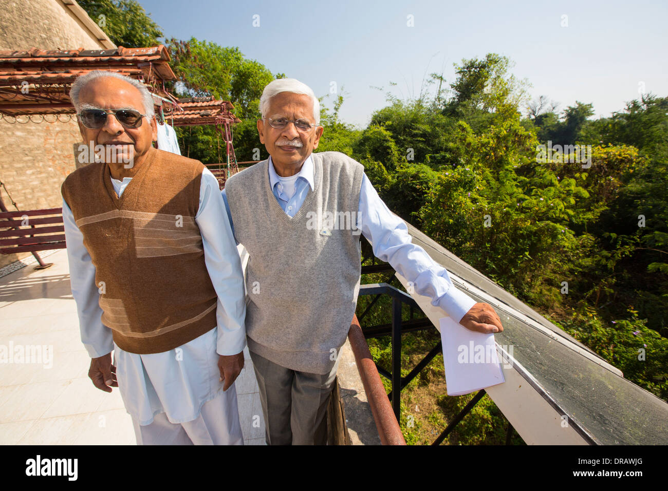 An old folks home in the Muni Seva Ashram, Goraj, India Stock Photo - Alamy