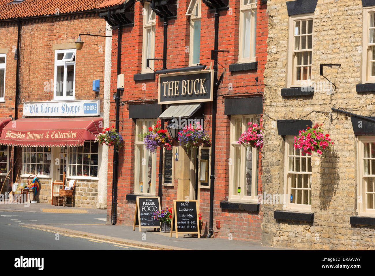 Thornton le Dale Ryedale North Yorkshire England Stock Photo - Alamy