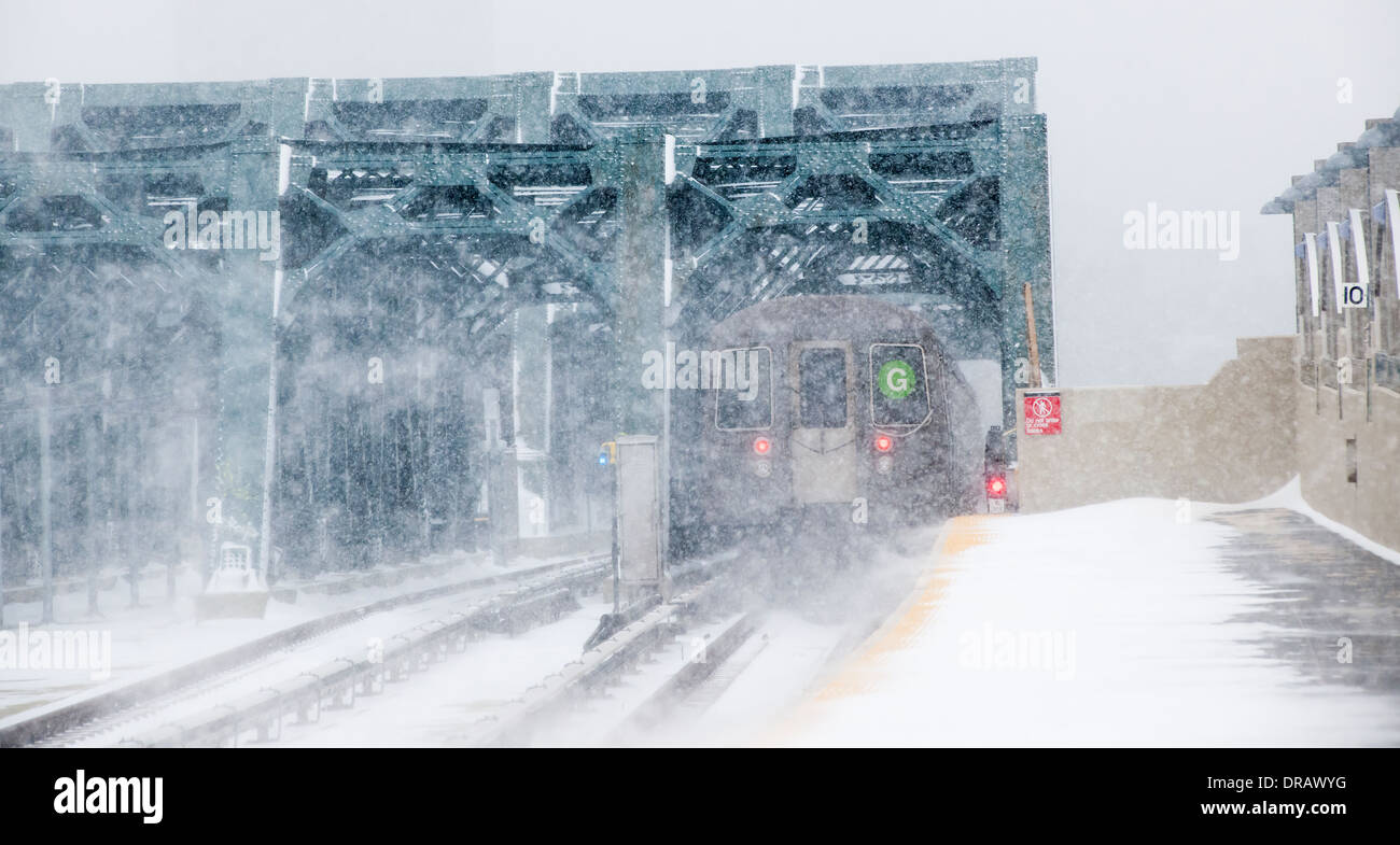 A subway train departs the Smith Street-9th Street station on the ...