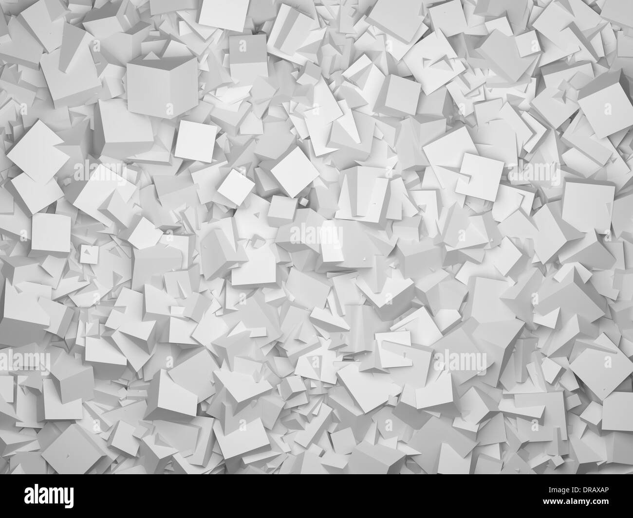 3d grey boxes overlap each other Stock Photo - Alamy