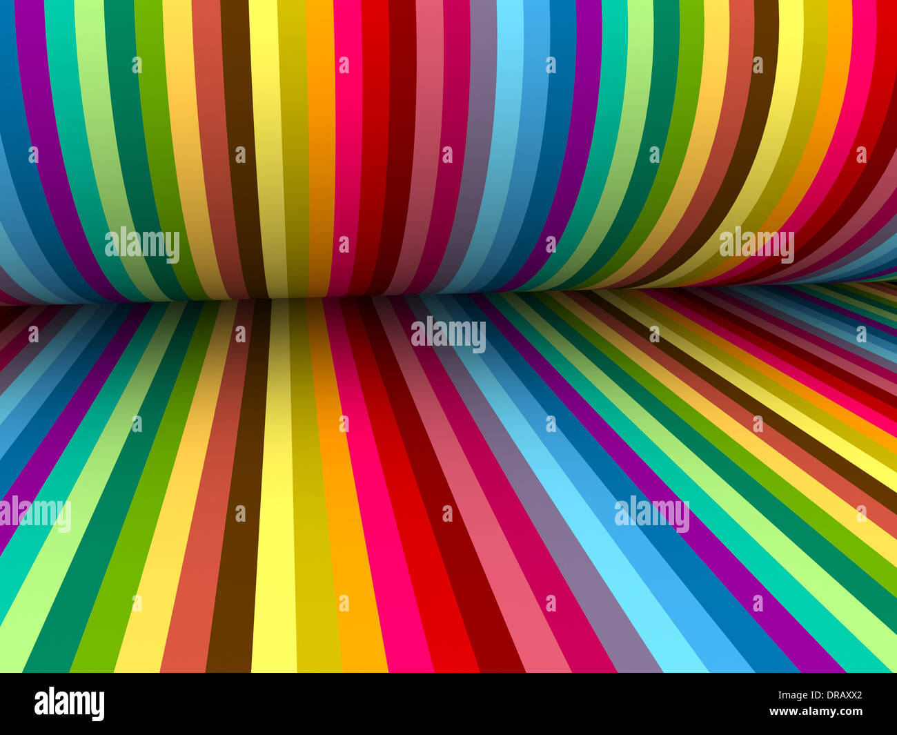 3d abstract colorful lines with folding paper Stock Photo - Alamy