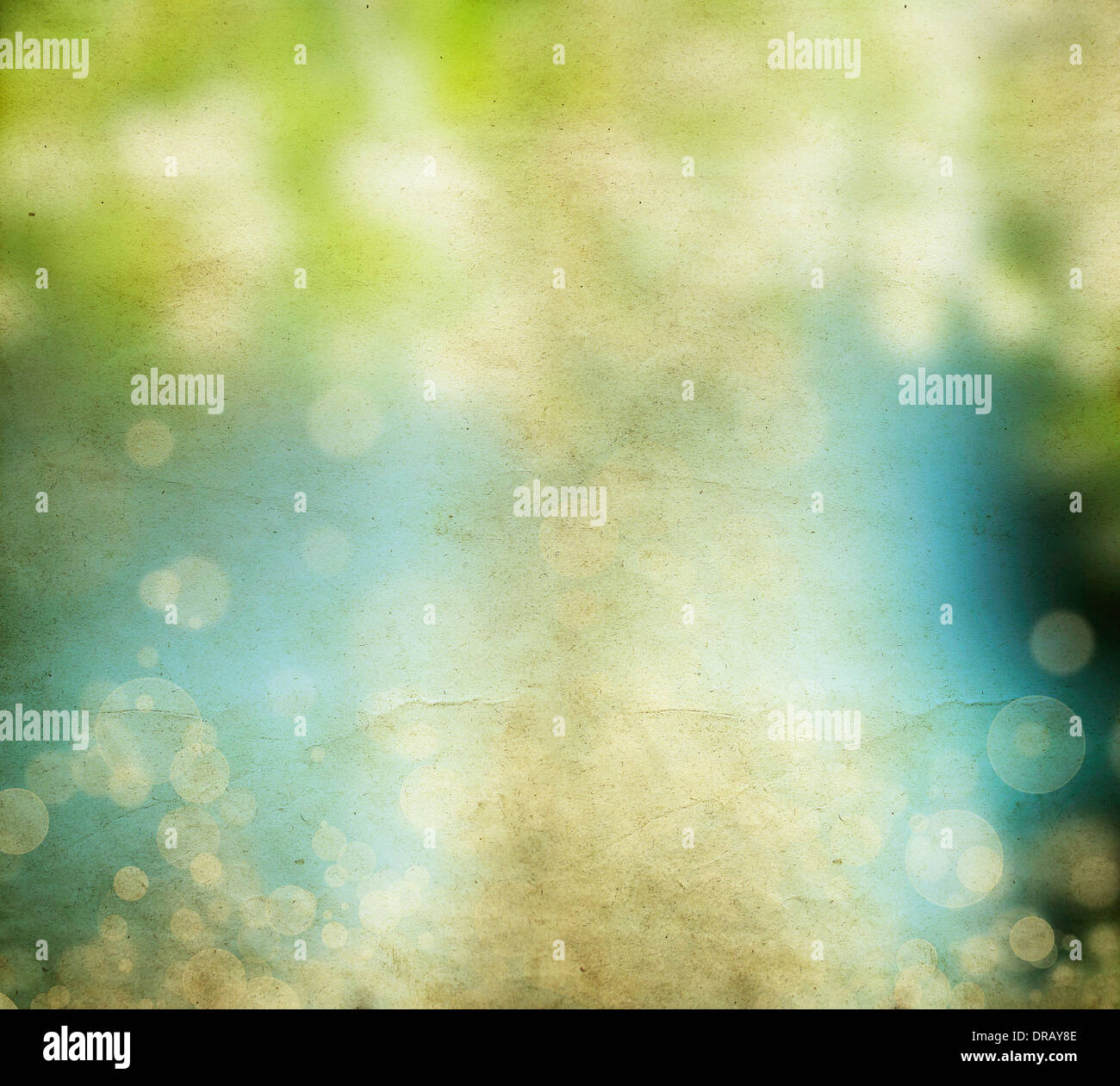 Vintage spring background with colorful lights Stock Photo - Alamy