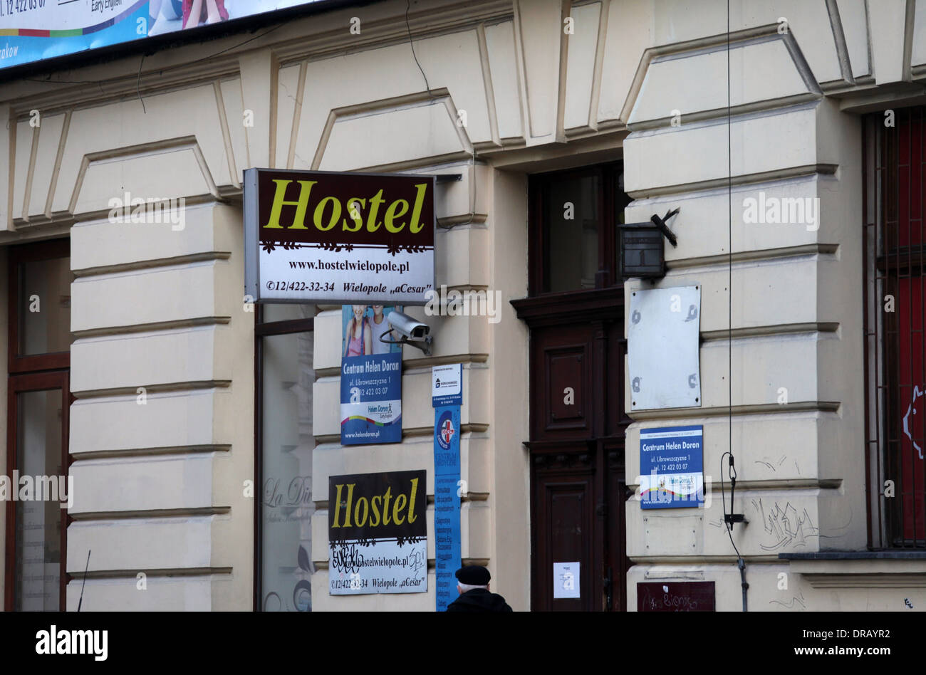 Hostel sign hi-res stock photography and images - Alamy