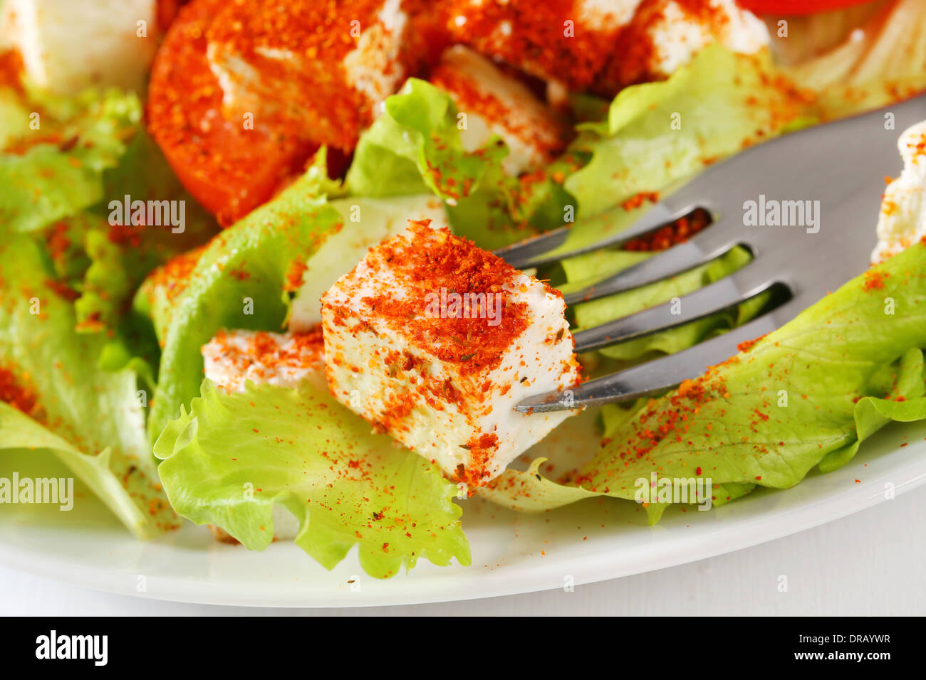Diced feta cheese cheese hi-res stock photography and images - Alamy