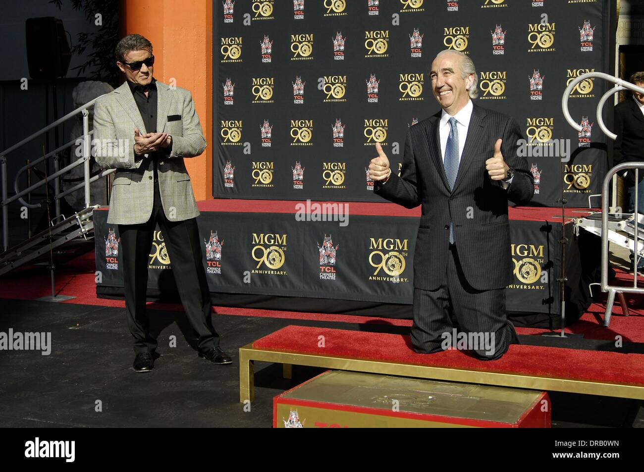 Los Angeles, CA, USA. 22nd Jan, 2014. Sylvester Stallone, Gary Barber ...