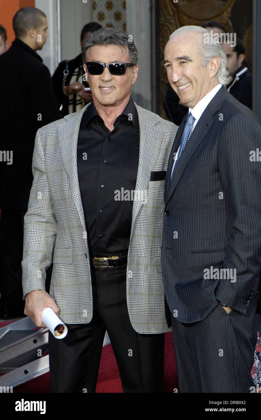 Los Angeles, CA, USA. 22nd Jan, 2014. Sylvester Stallone, Gary Barber ...