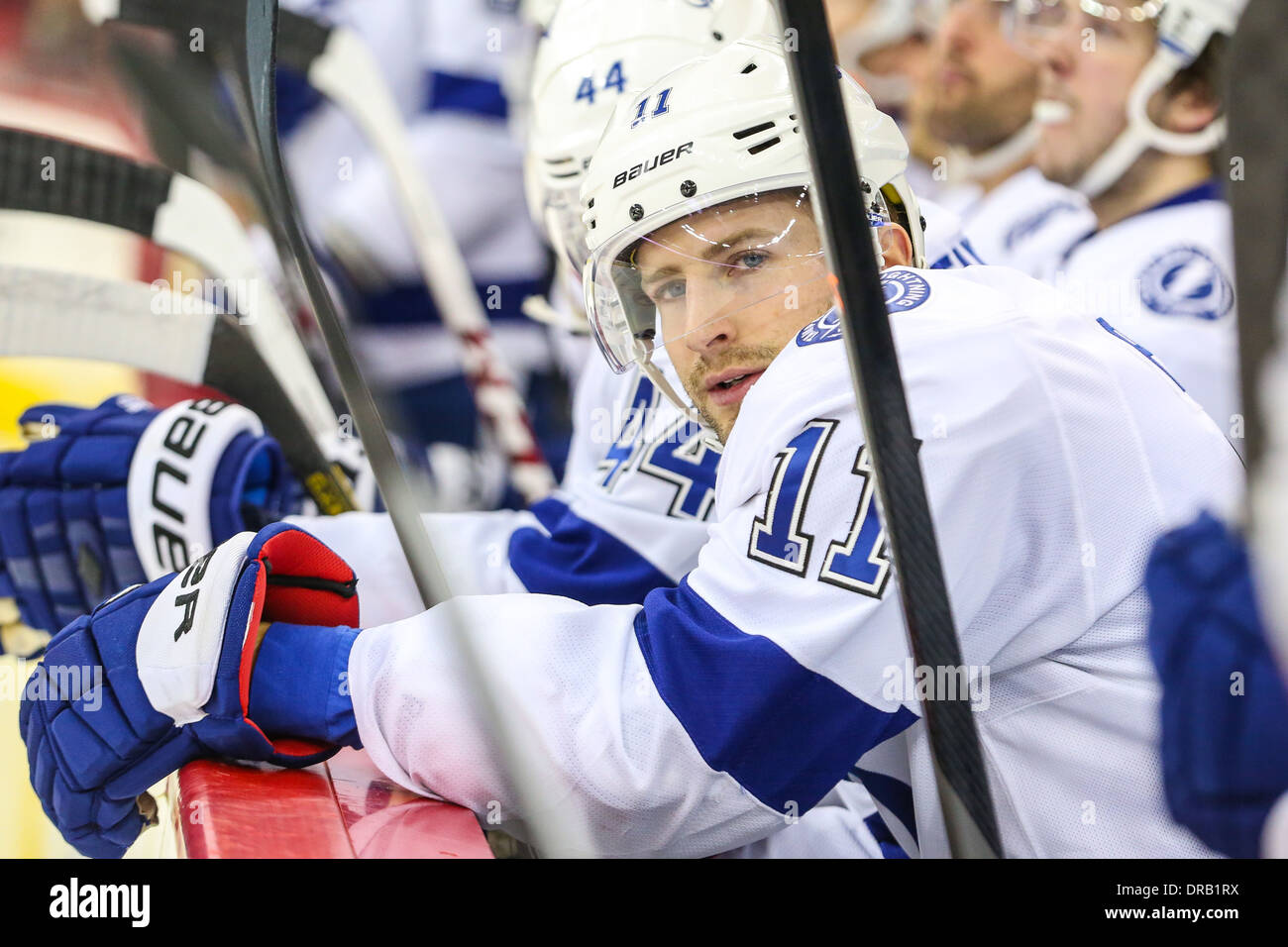 Tampa Bay Lightning center Tom Pyatt Stock Photo - Alamy