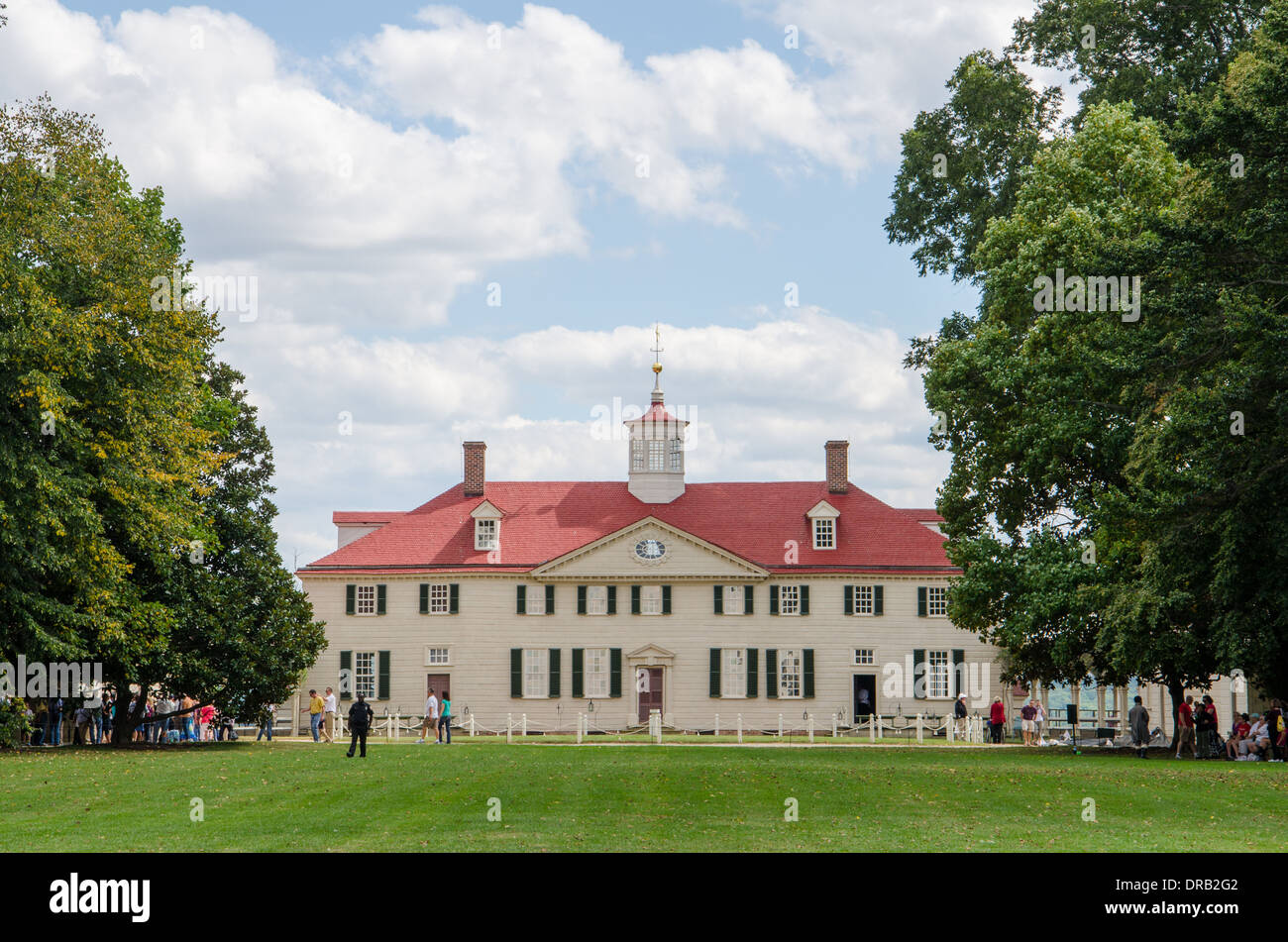 Mount Vernon, George Washington's Home Stock Photo - Alamy