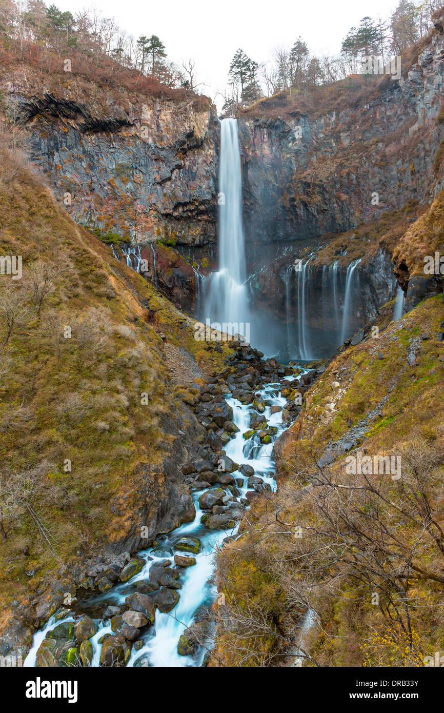 Kegon Waterfall in autumn Stock Photo - Alamy