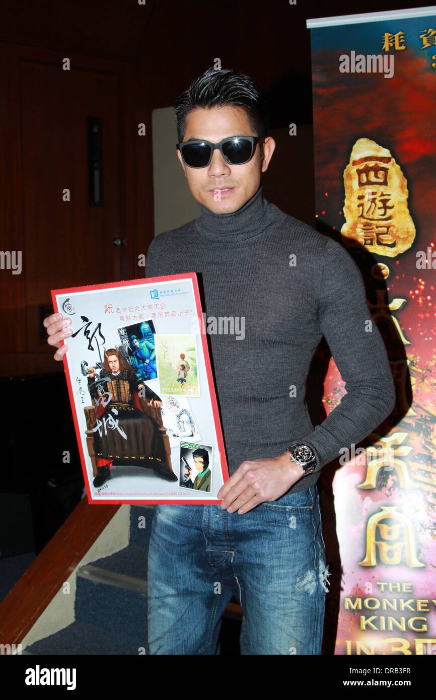 Hong Kong, China. 22nd Jan, 2013. Actor Aaron Kwok at panel of Chinese ...