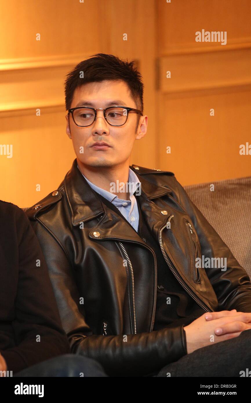 Taipei, China. 22nd Jan, 2013. Actor Shawn Yue promots film As The ...