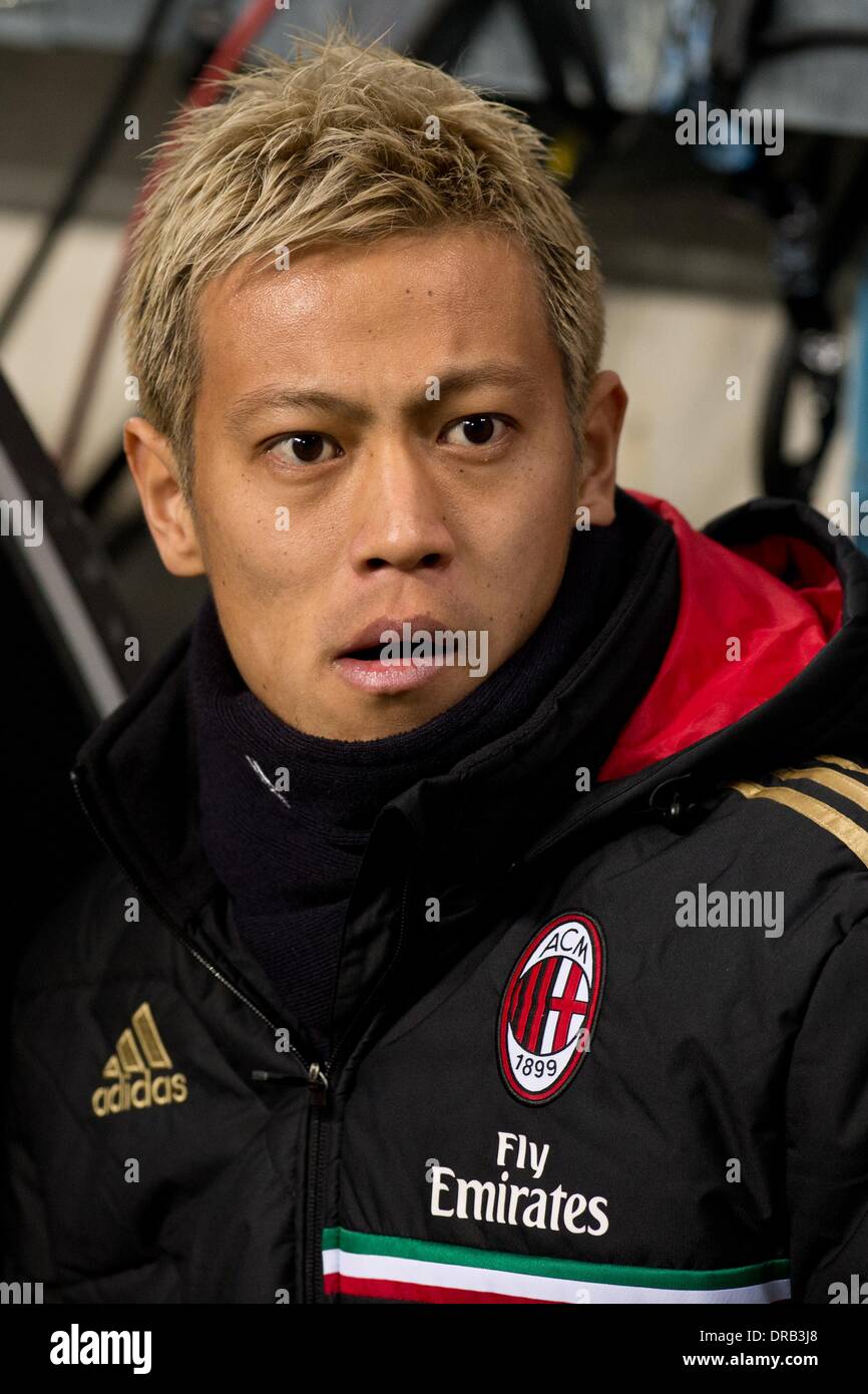 Keisuke Honda (Milan), JANUARY 22, 2014 - Football / Soccer : Keisuke Honda of AC Milan on the ...