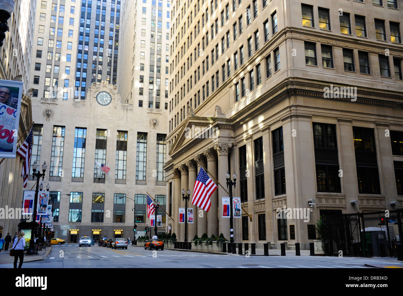 The Chicago Board of Trade Building is a skyscraper located on LaSalle ...