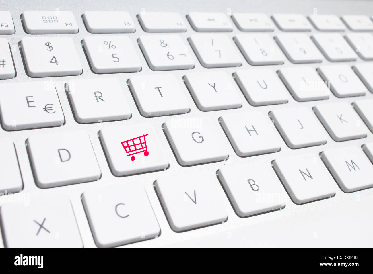 online shopping concepts with cart symbol Stock Photo - Alamy