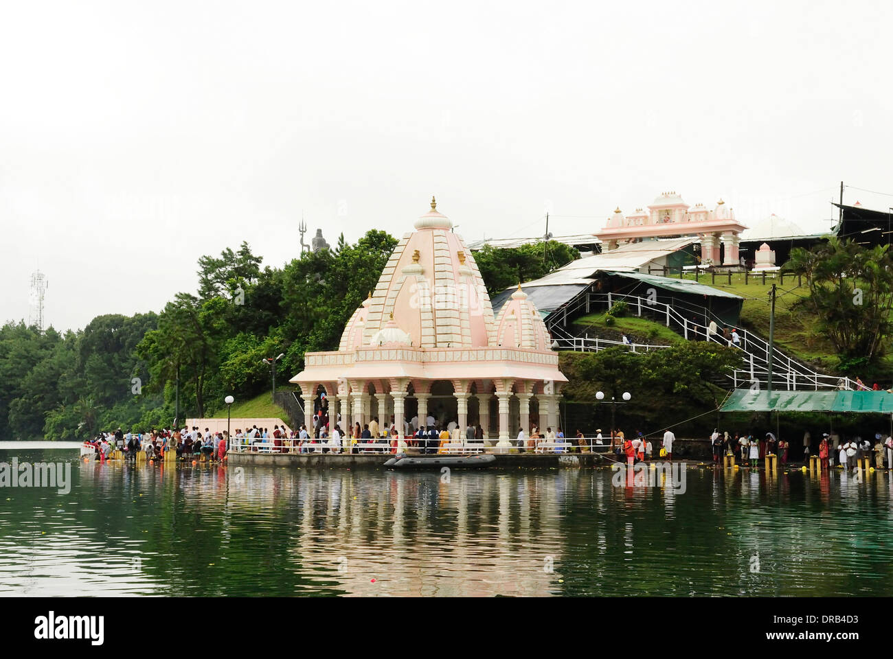 Hindu temple in Grand Bassin, Mauritius Stock Photo - Alamy