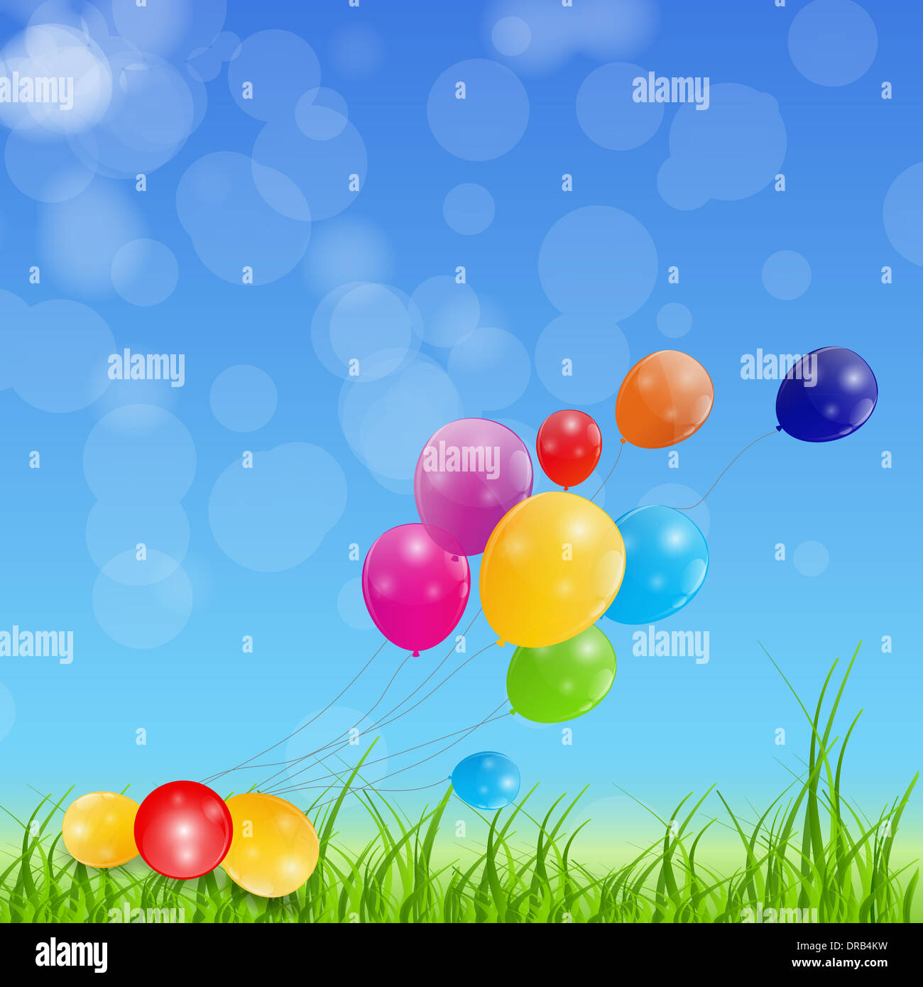 Spring green background. vector illustration Stock Photo - Alamy