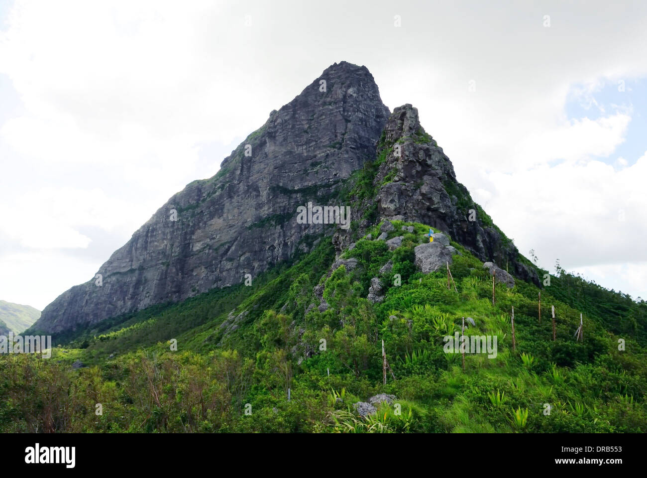 Rocky mountain in Mauritius Stock Photo - Alamy
