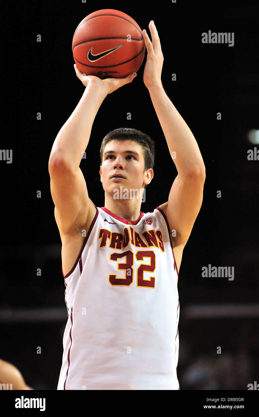 Los Angeles, CA, USA. 22nd Jan, 2014. USC Trojans forward Nikola ...