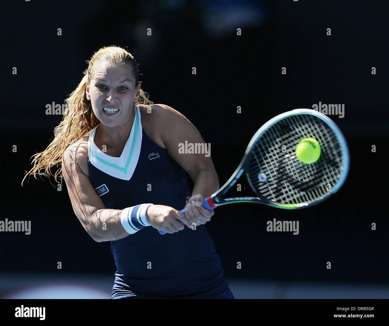 Melbourne, Australia. 23rd Jan, 2014. Dominika Cibulkova of Slovakia ...