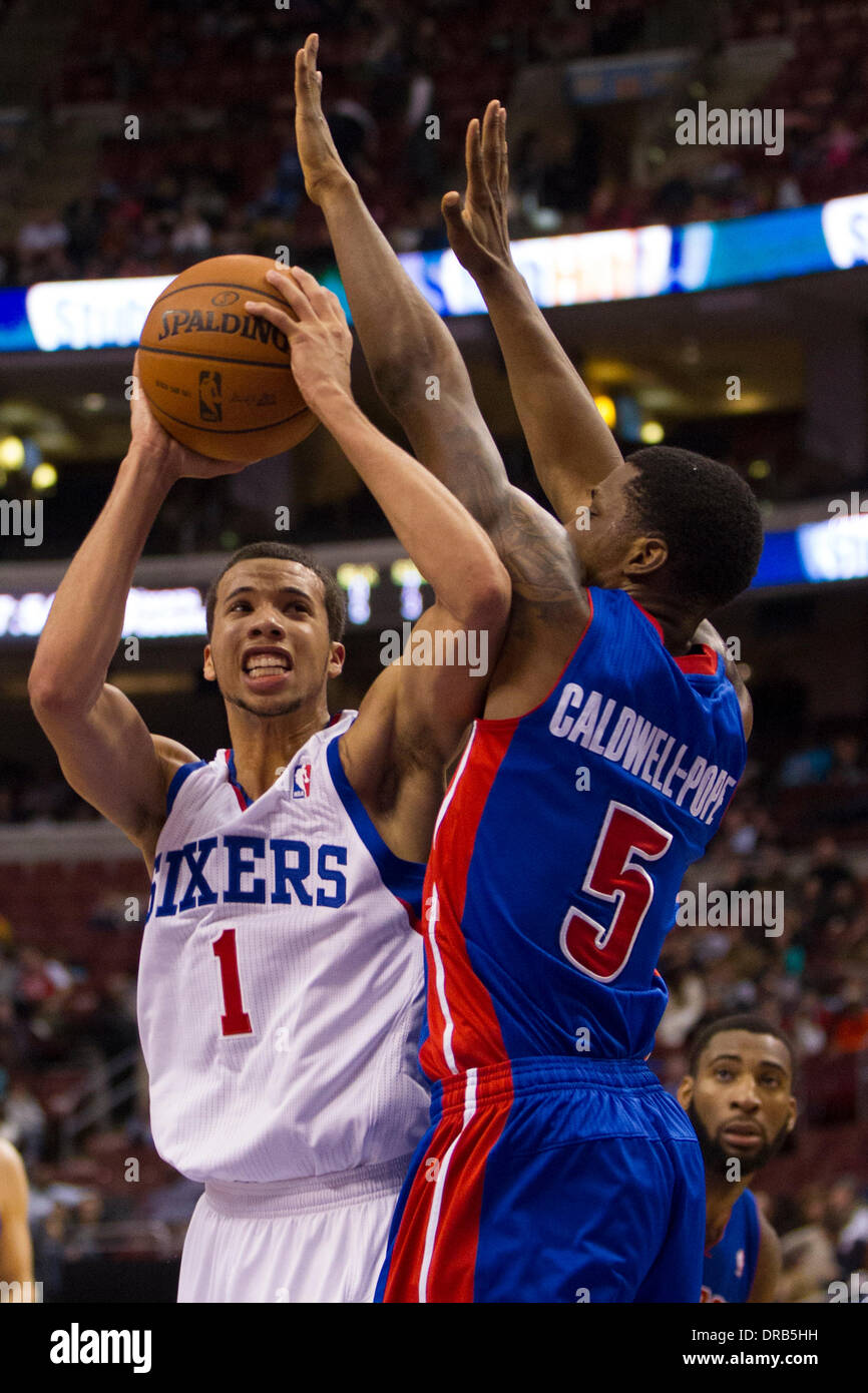 January 10, 2014: Philadelphia 76ers point guard Michael Carter ...