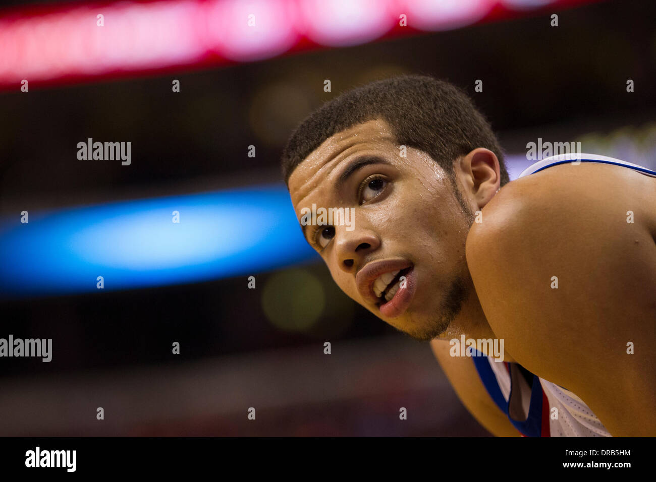 January 10, 2014: Philadelphia 76ers point guard Michael Carter ...