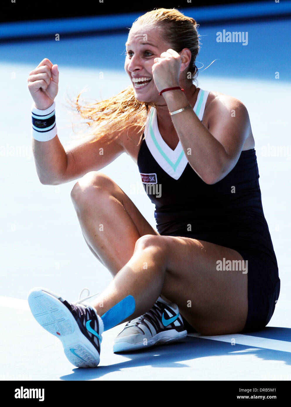 Melbourne, Australia. 23rd Jan, 2014. Dominika Cibulkova of Slovakia ...