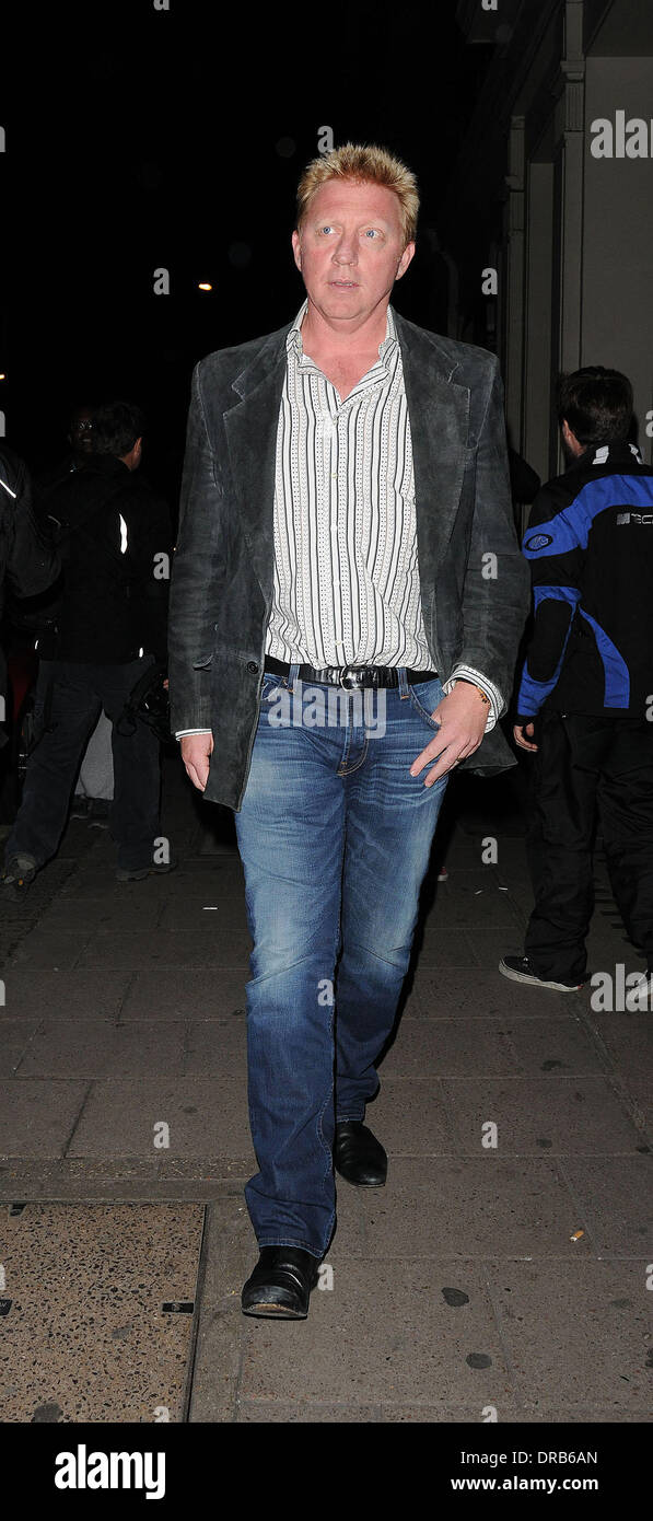 Boris Becker aout and about in Mayfair, London, England - 06.07.12 ...