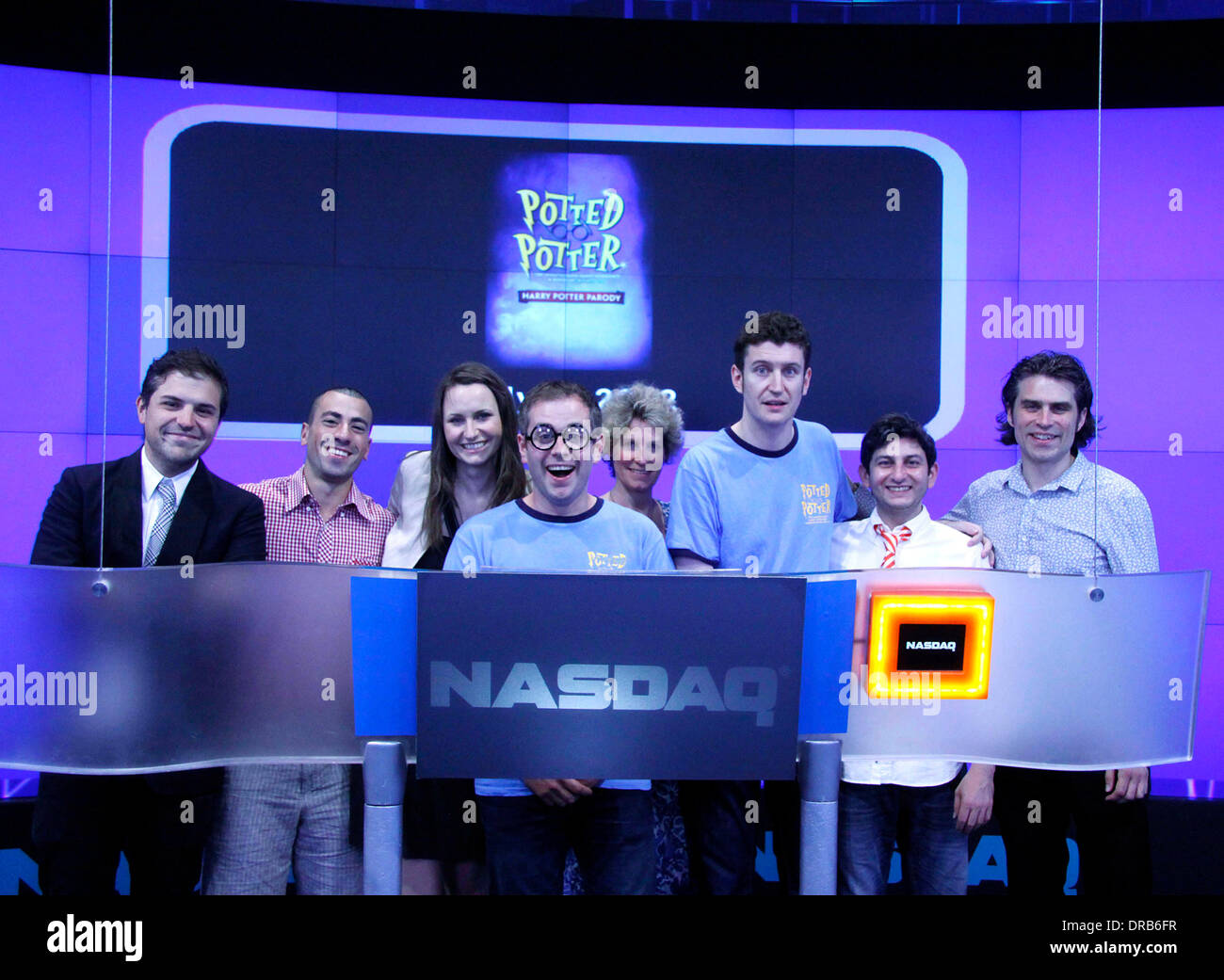 Jeff Turner and Daniel Clarkson with cast members The cast and creative ...