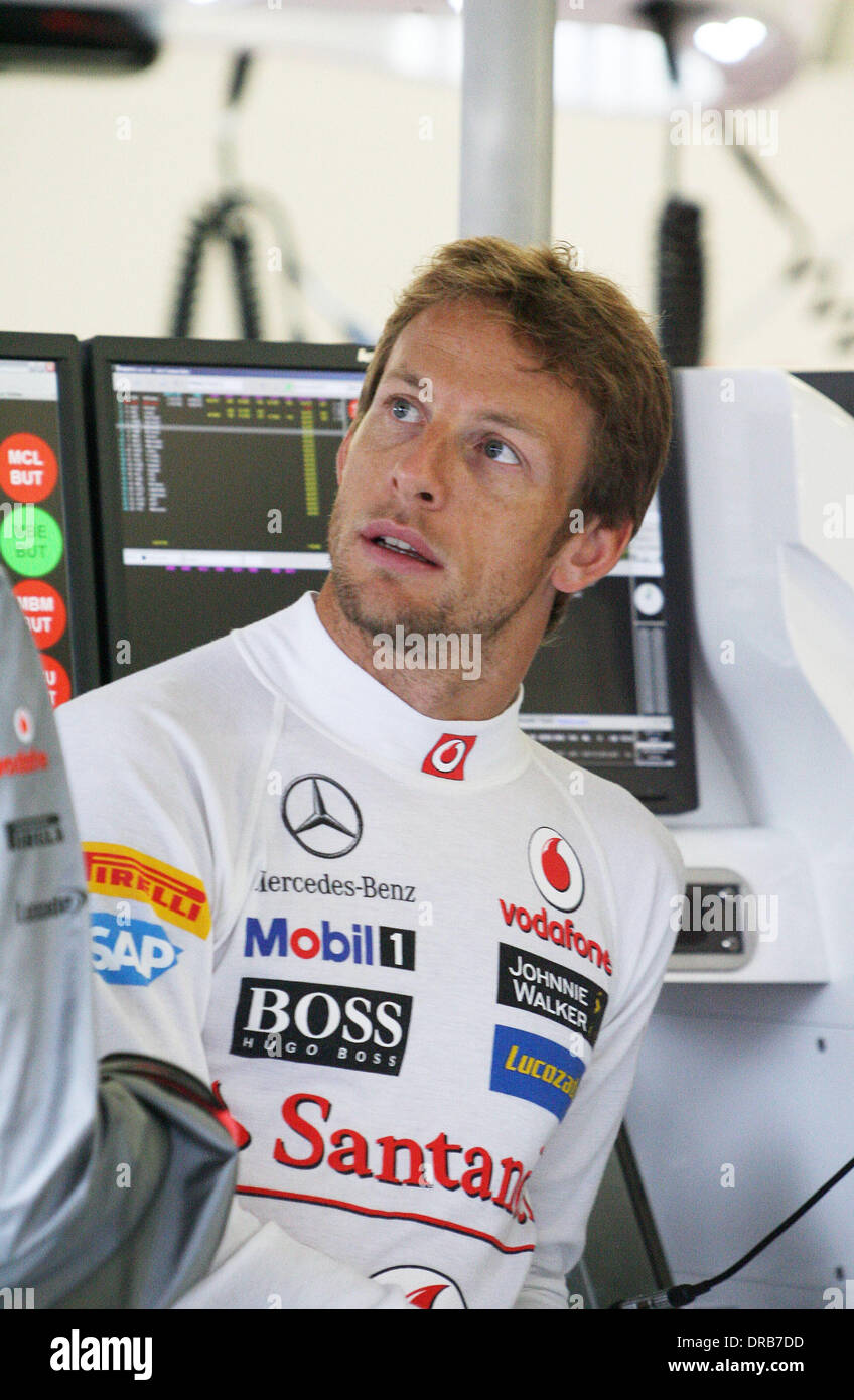 Jenson Button, GB, UK, Team McLaren-Mercedes F1 F1 Formula One ...