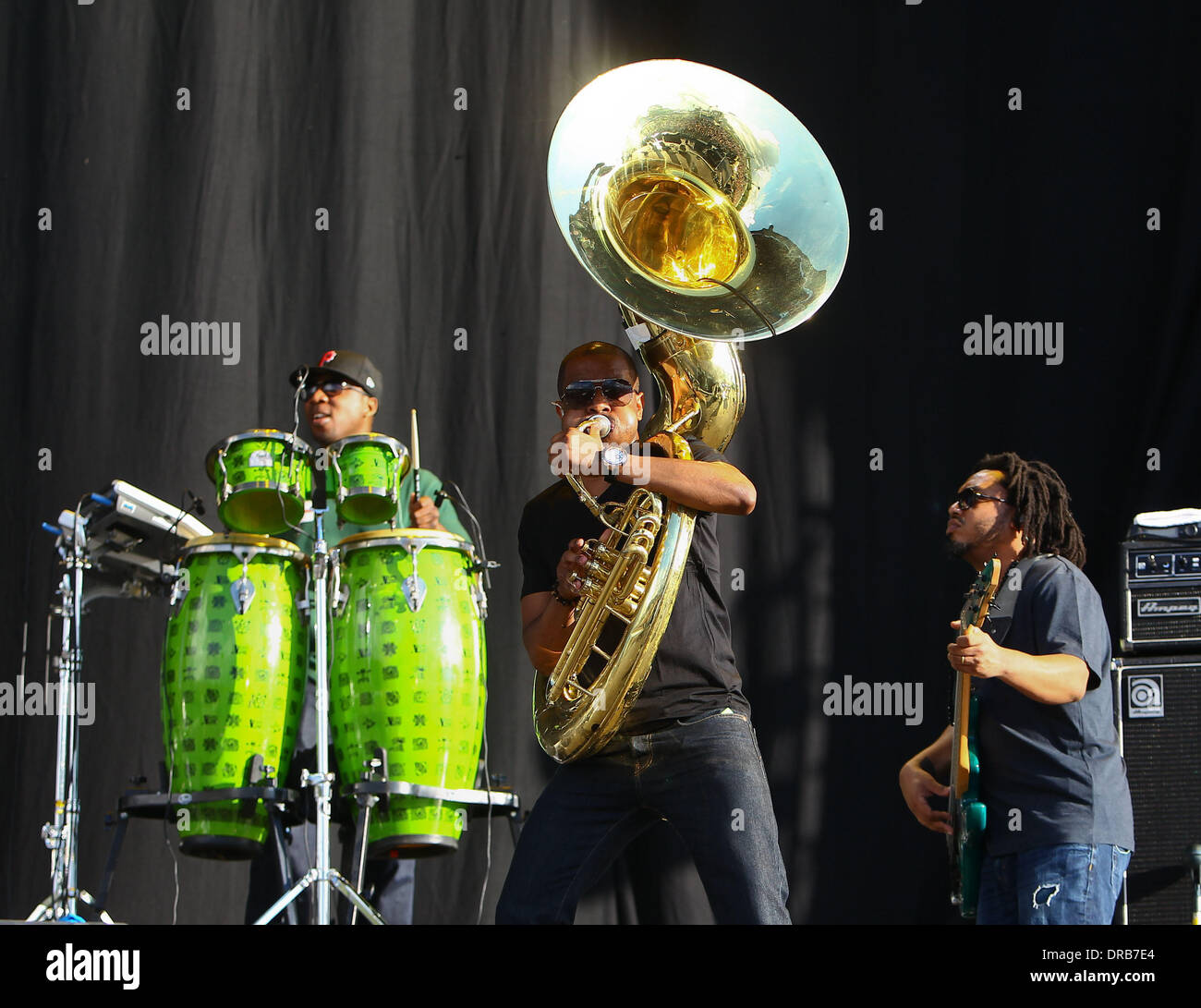 F. Knuckles and Damon "Tuba Gooding Jr." Bryson of The Roots ...
