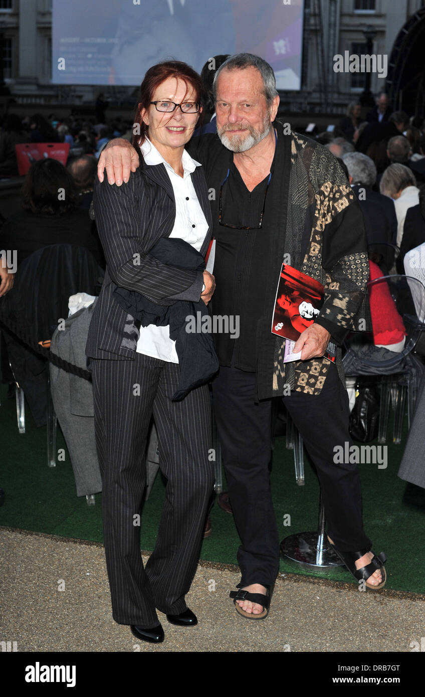 Terry Gilliam and Maggie Weston 'Blackmail' world film premiere held at ...