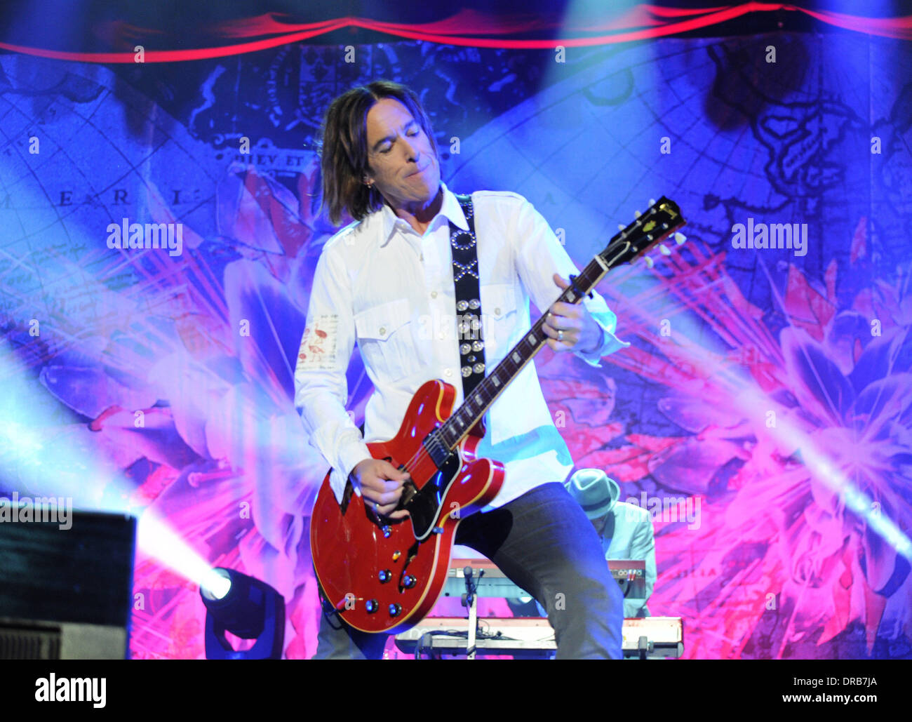 Per Gessle of Roxette performing live in concert at the LG Arena ...