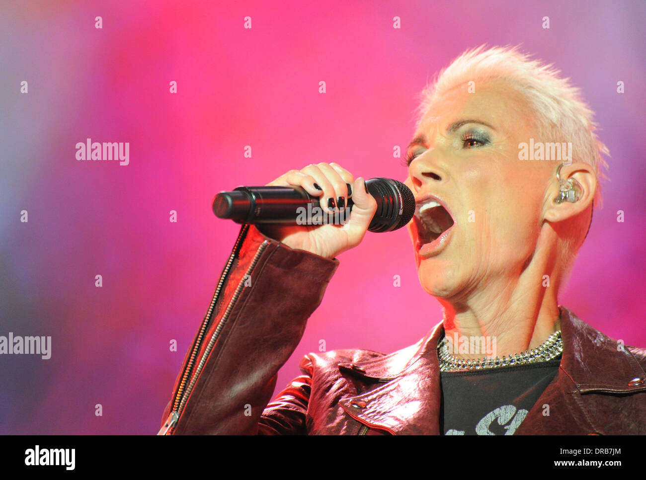 Marie fredriksson roxette performing live hi-res stock photography and ...