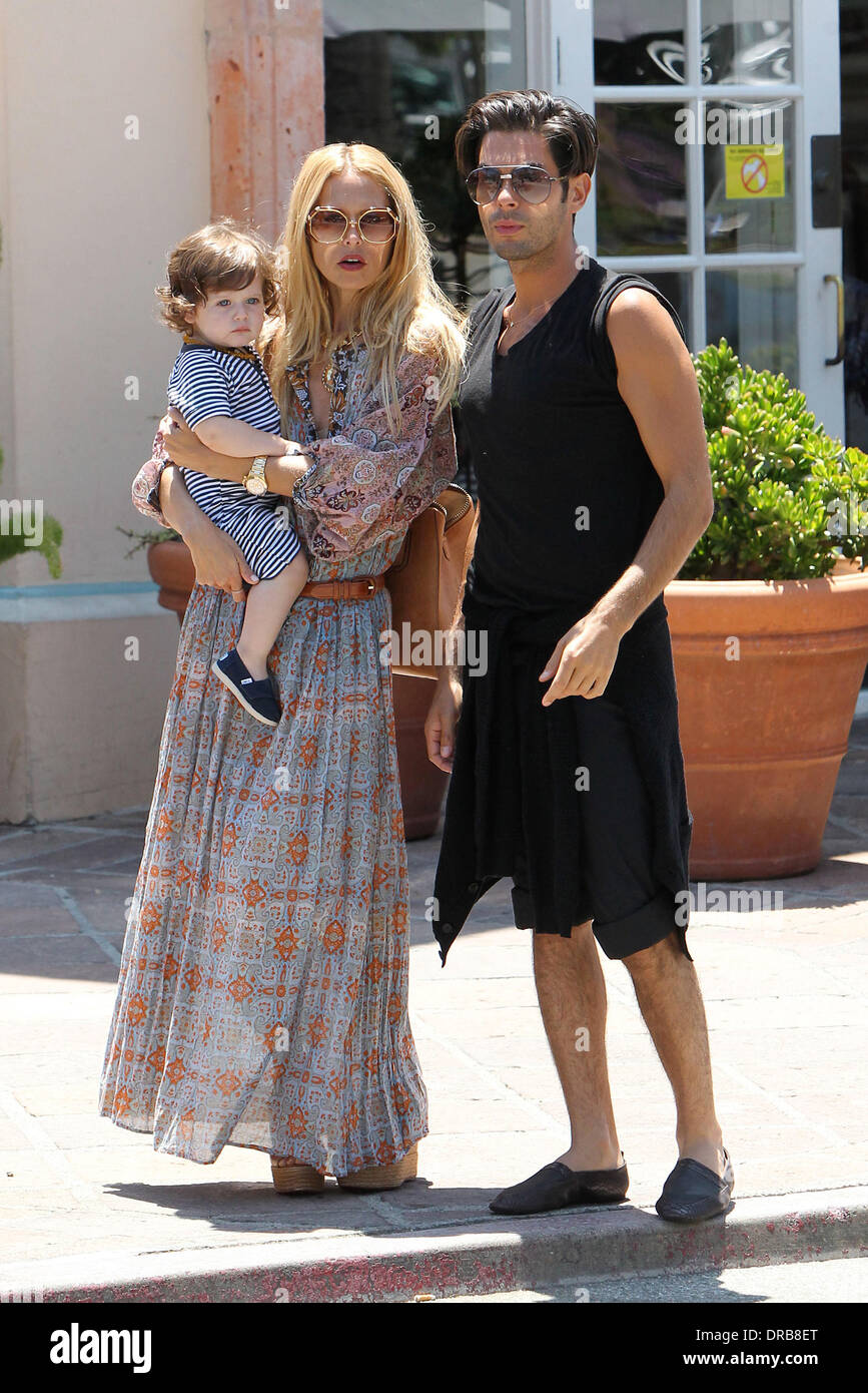 Rachel Zoe and her son Skyler Berman head to Coogies restaurant in ...