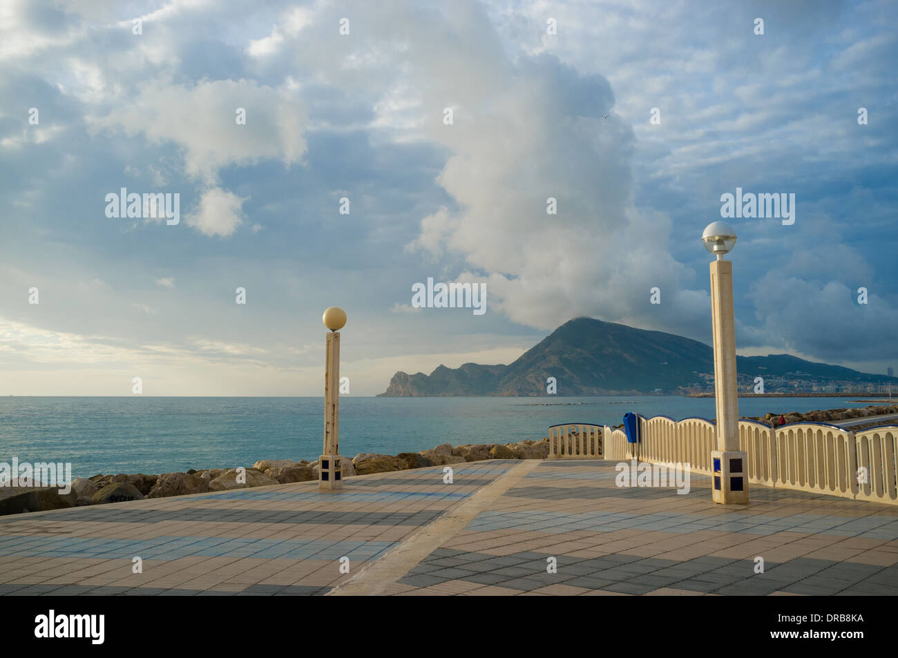 The waterfront of Costa Blanca tourist resort Altea, Spain Stock Photo ...